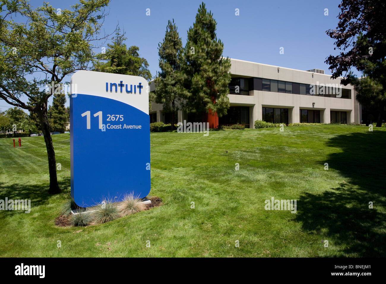 Intuit Software Company Sign Stock Photo - Alamy