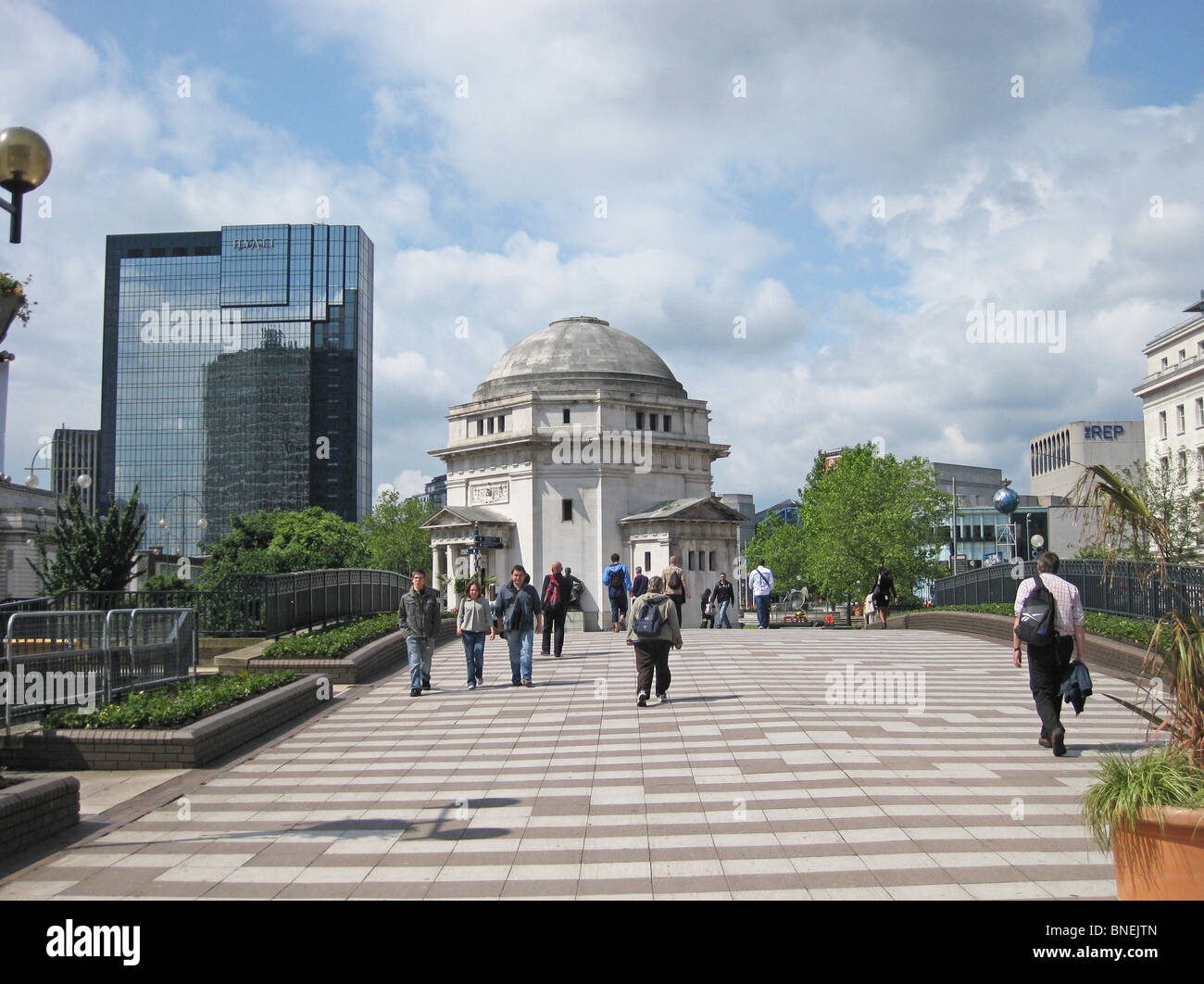 Hall of Memory in Centenary Square, Birmingham, West Midlands, England, UK, Western Europe Stock ...