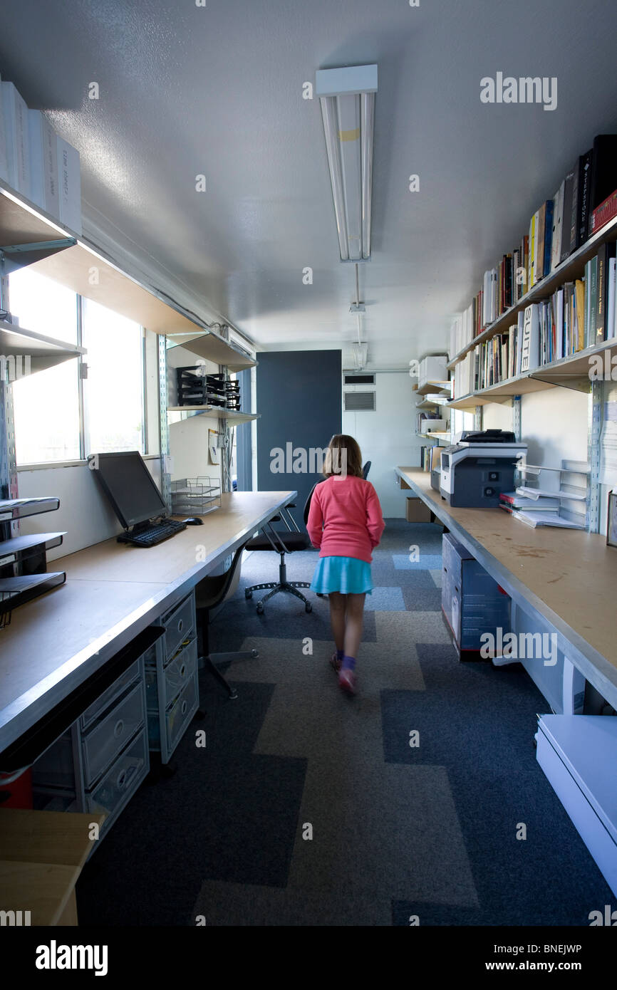 East Bay Green Home Tour Container Office Stock Photo - Alamy