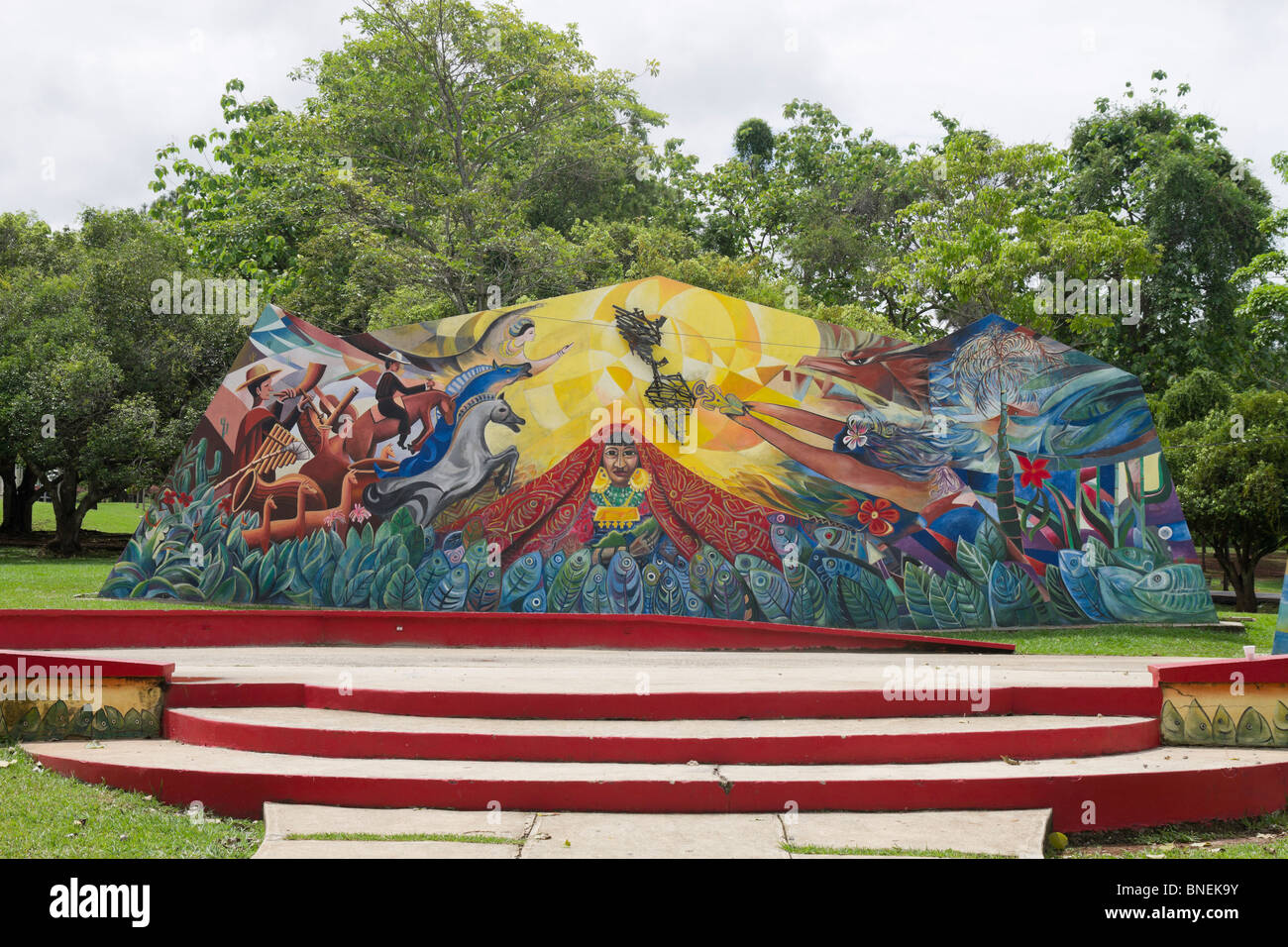 Parque Omar, Panama City, Republic of Panama, Central America Stock ...