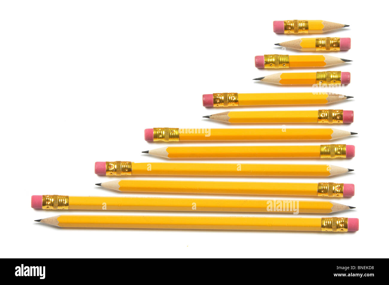 Arrangement of Pencils Stock Photo - Alamy
