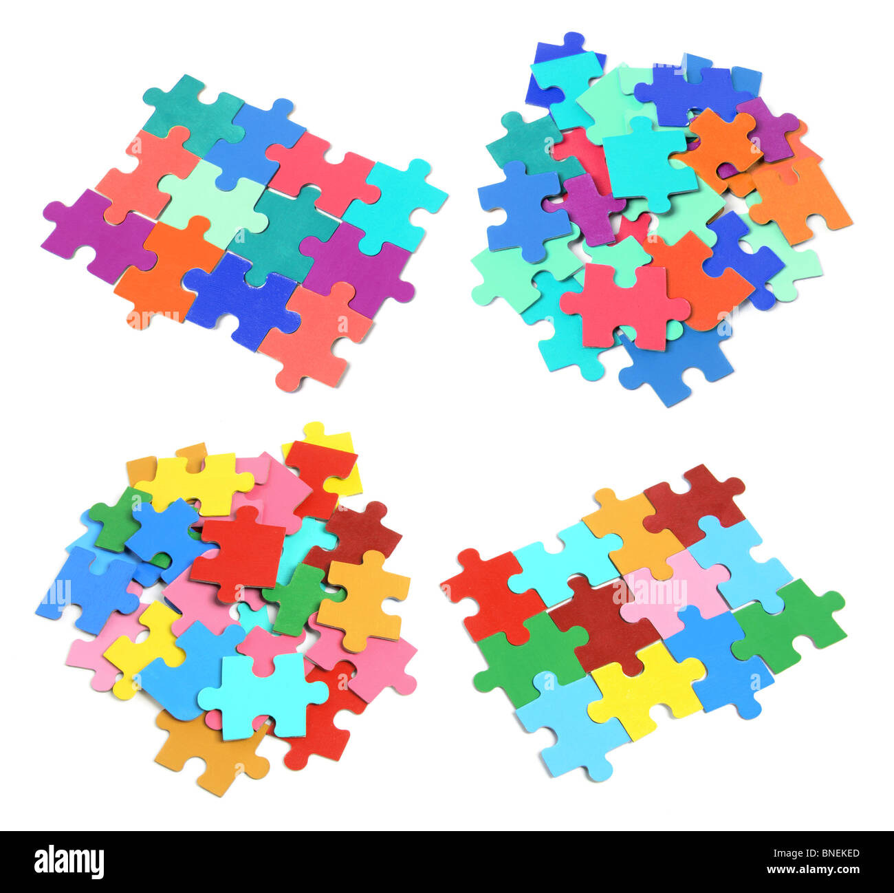 Jigsaw Puzzle Pieces Stock Photo - Alamy