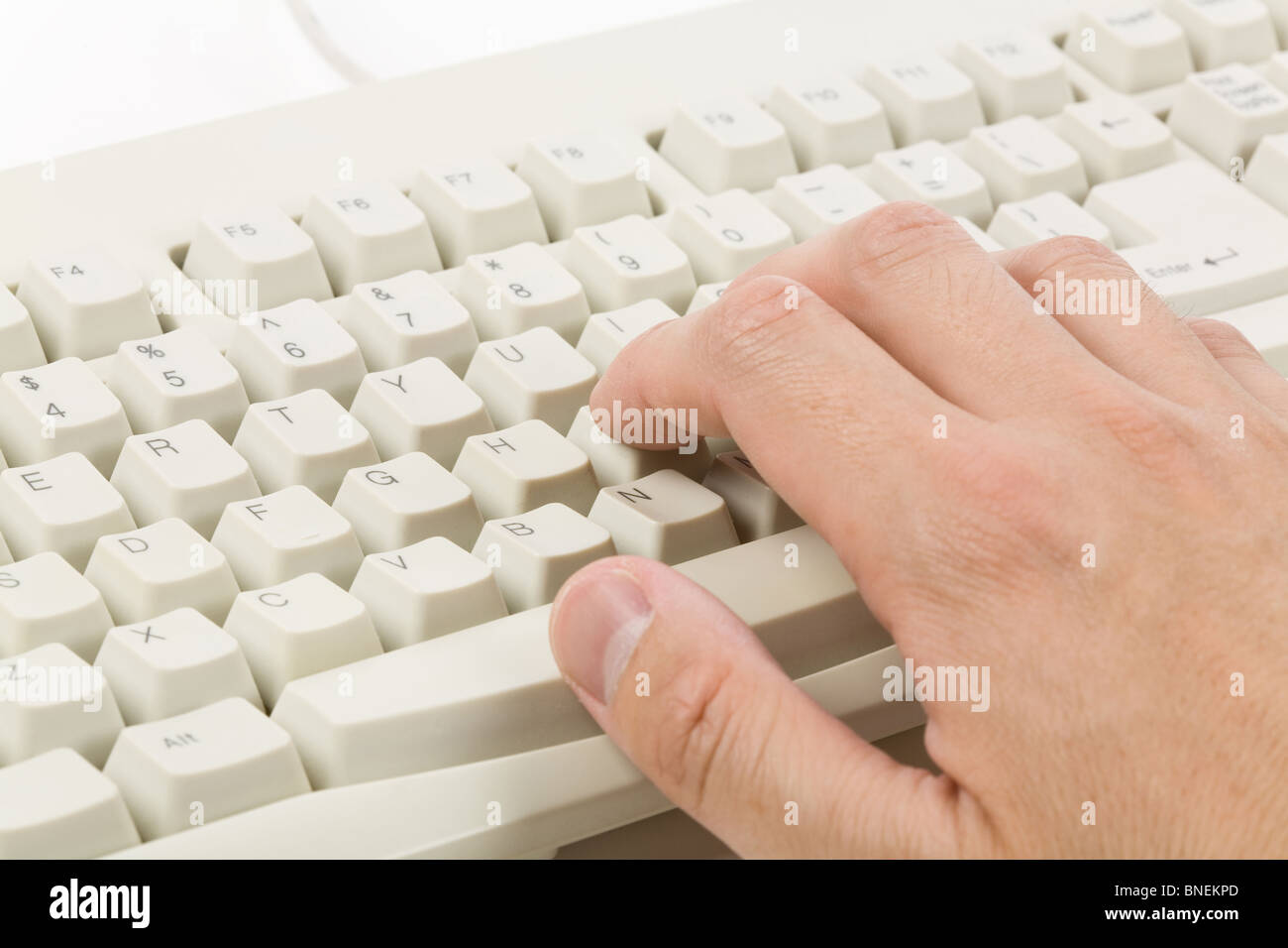 Computer keyboard close up shot Stock Photo - Alamy
