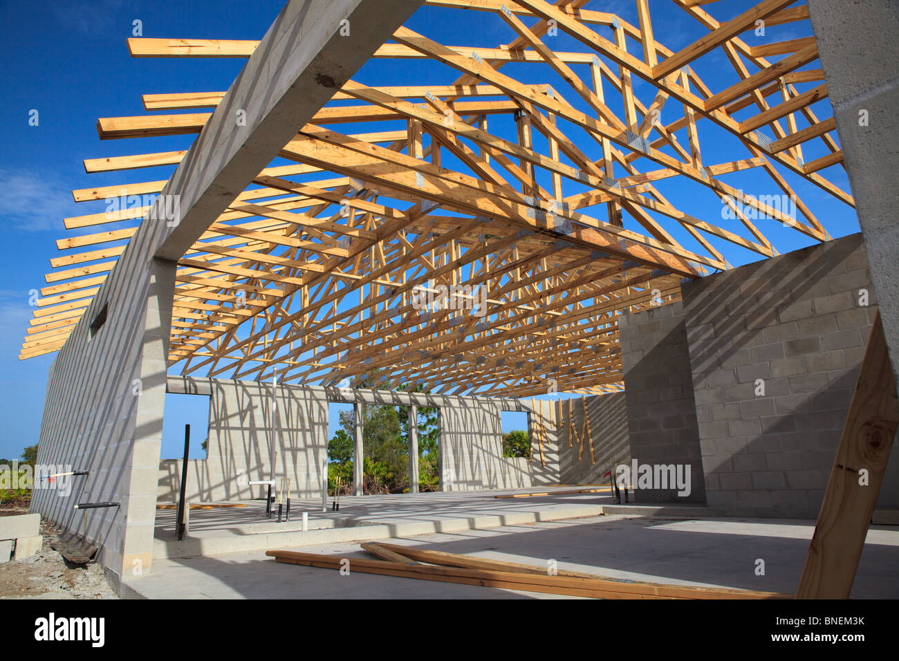 New Home Construction Stock Photo - Alamy
