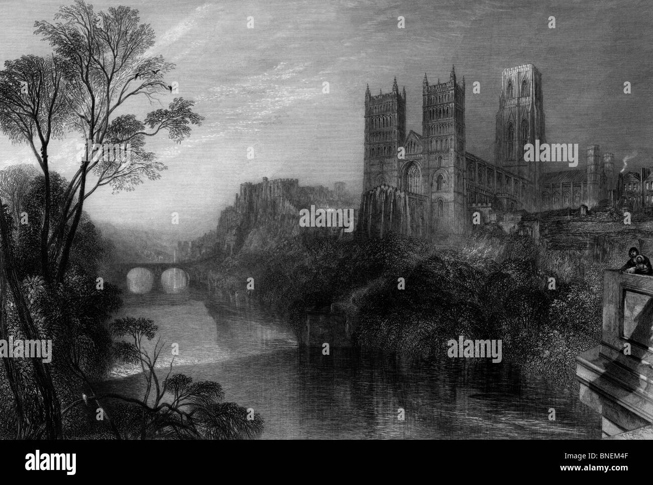 Durham cathedral Black and White Stock Photos & Images - Alamy