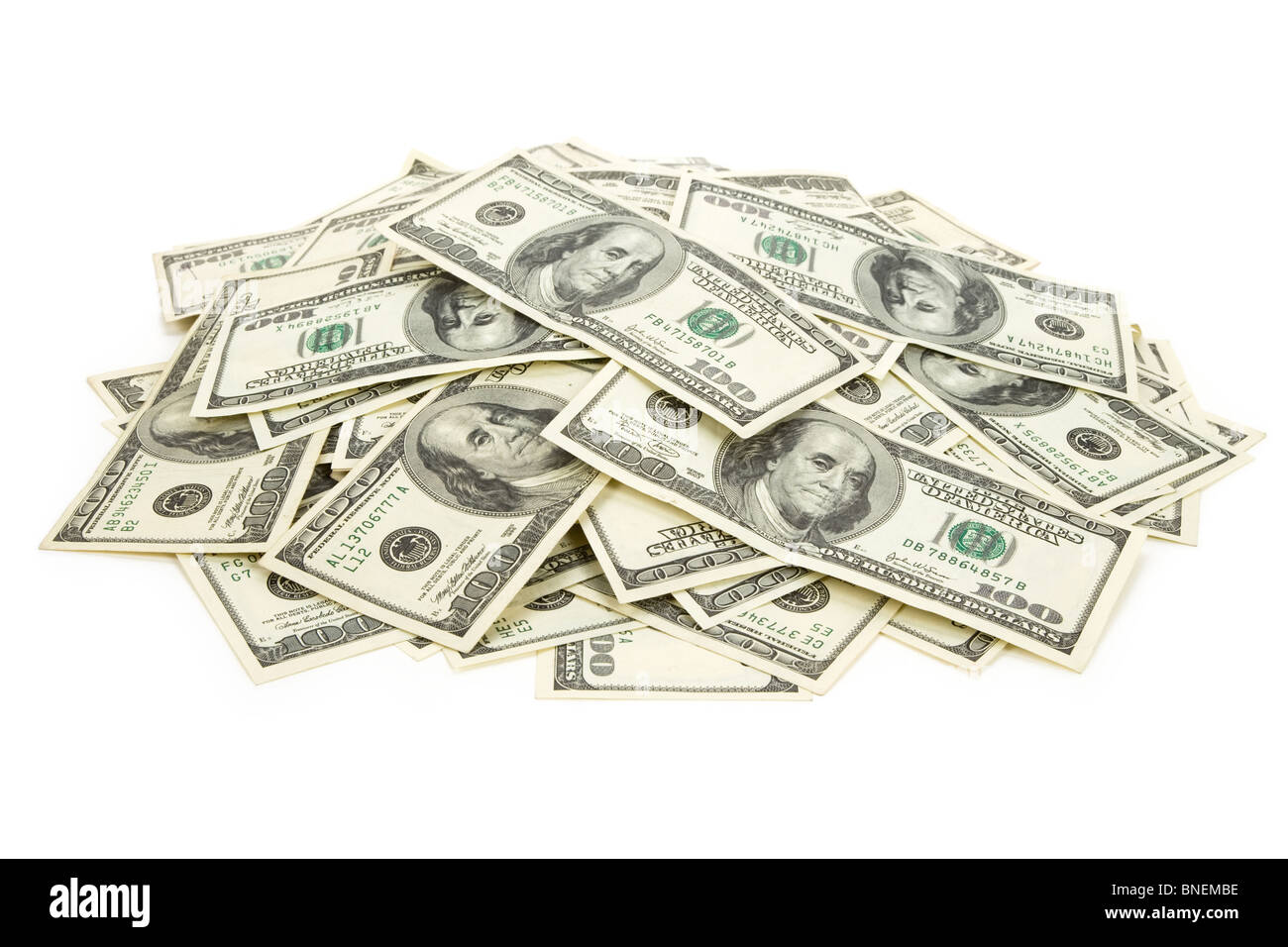 Hundred dollar background cash Cut Out Stock Images & Pictures - Alamy