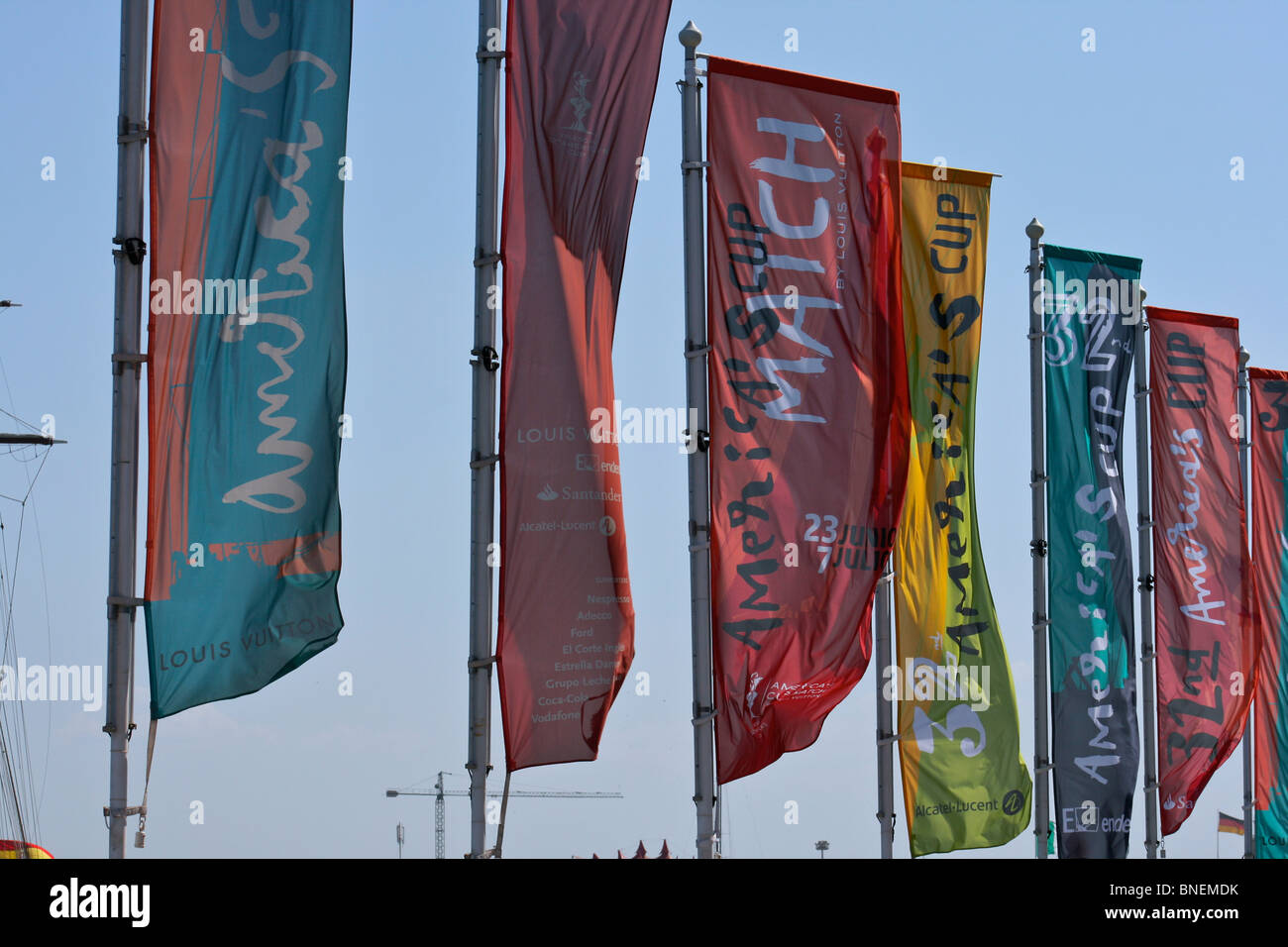 Advertising flags hi-res stock photography and images - Alamy