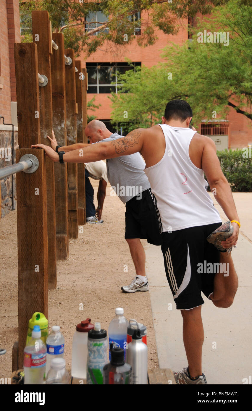 Marines who are students work out during the Marine Platoon Physical ...