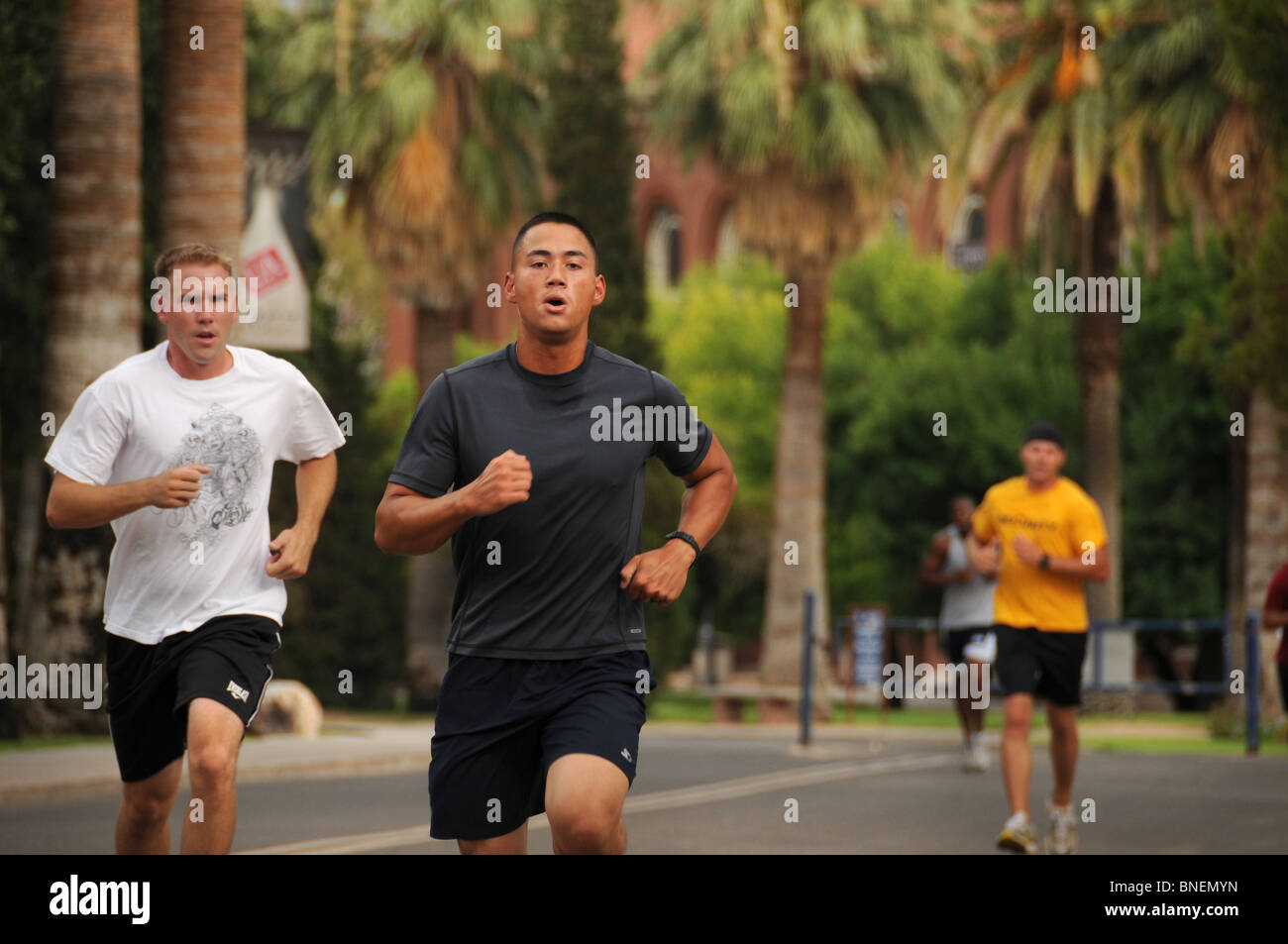 Marines who are students work out during the Marine Platoon Physical ...