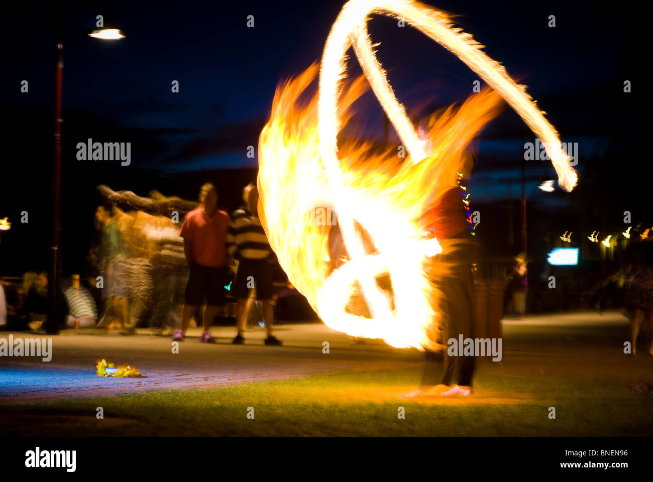 Fire dancer hi-res stock photography and images - Alamy
