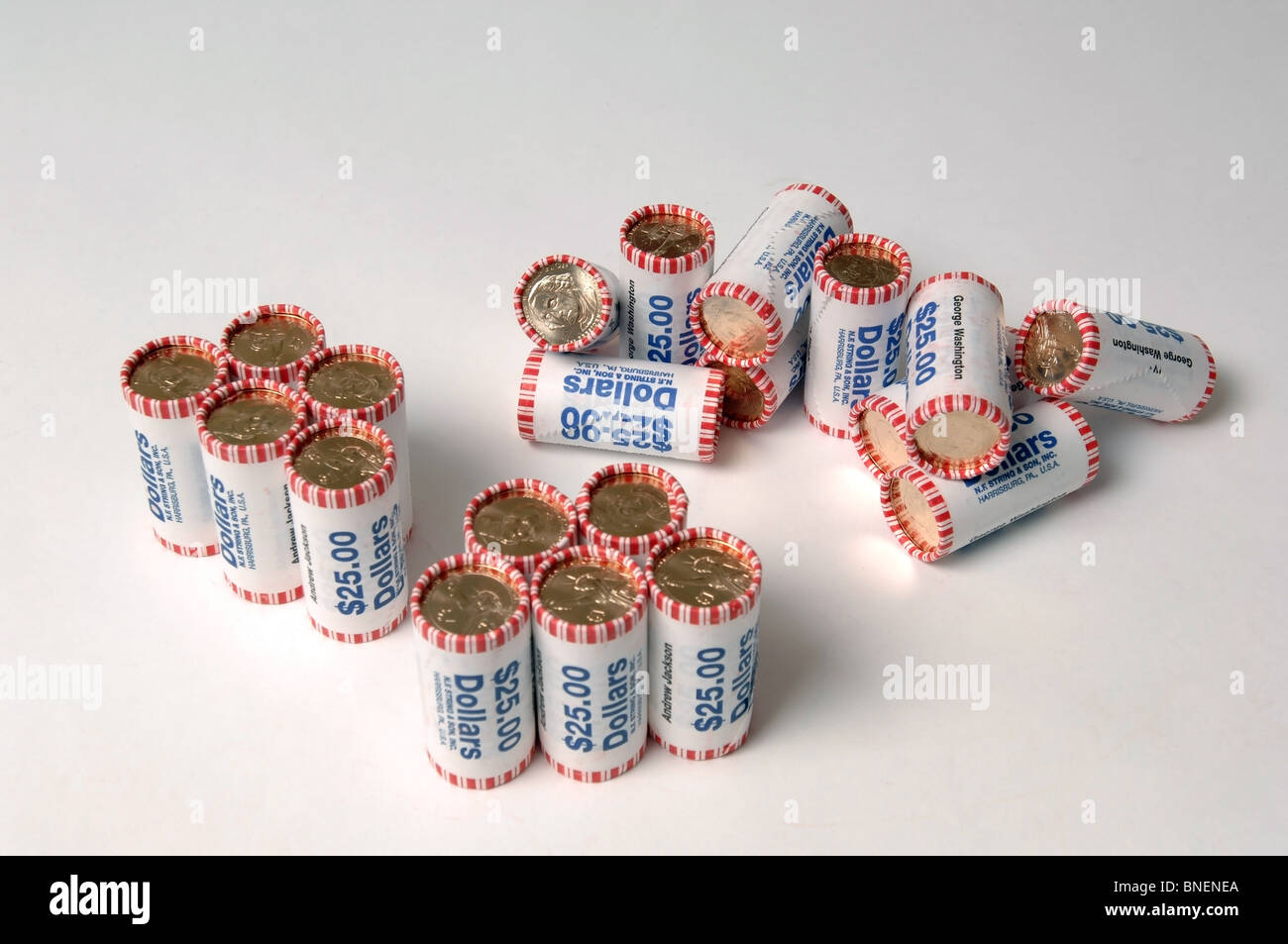 American Dollar Coins, direct from the US Mint, rolled in $25 rolls ...