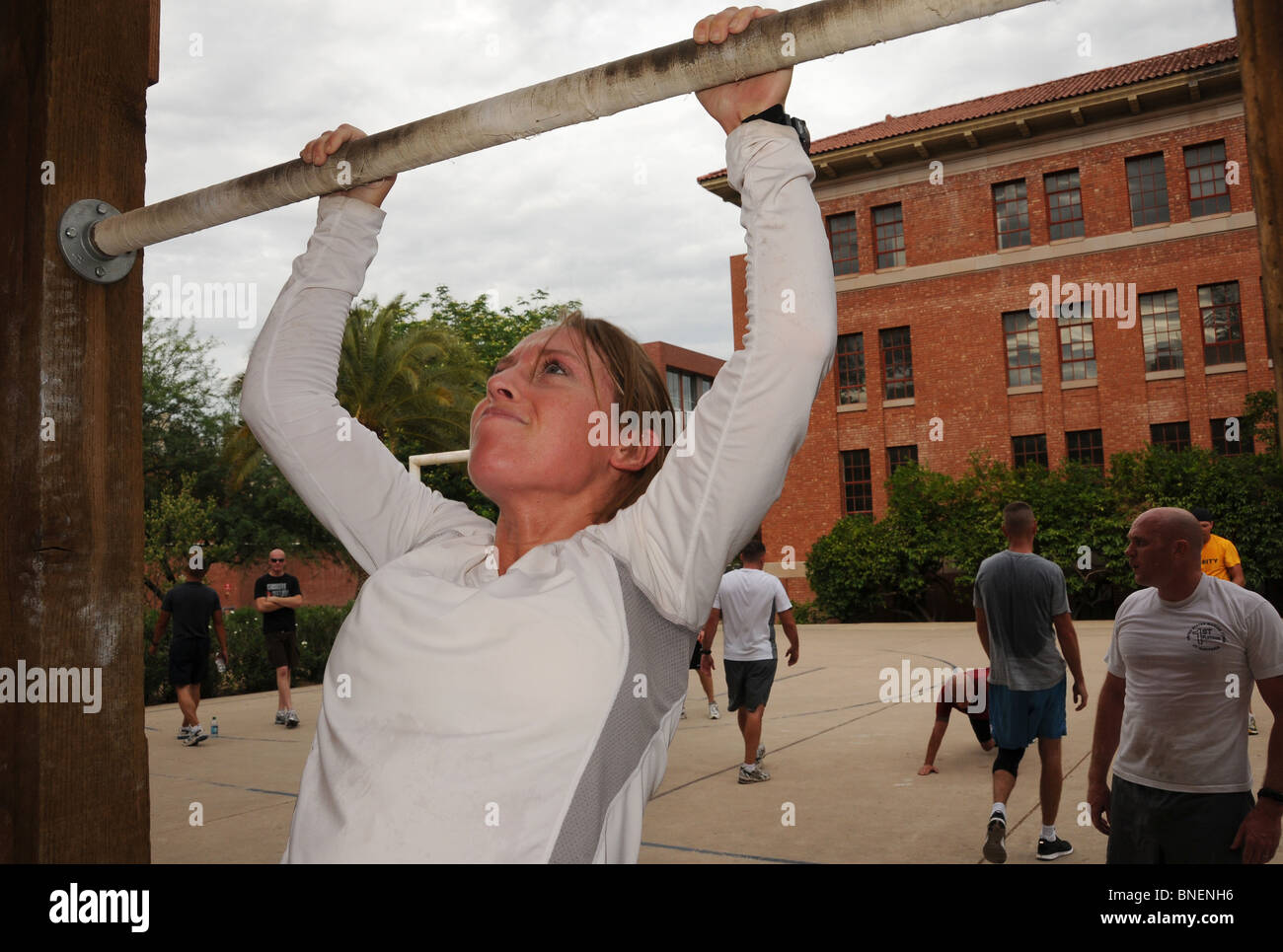 Marines who are students work out during the Marine Platoon Physical ...