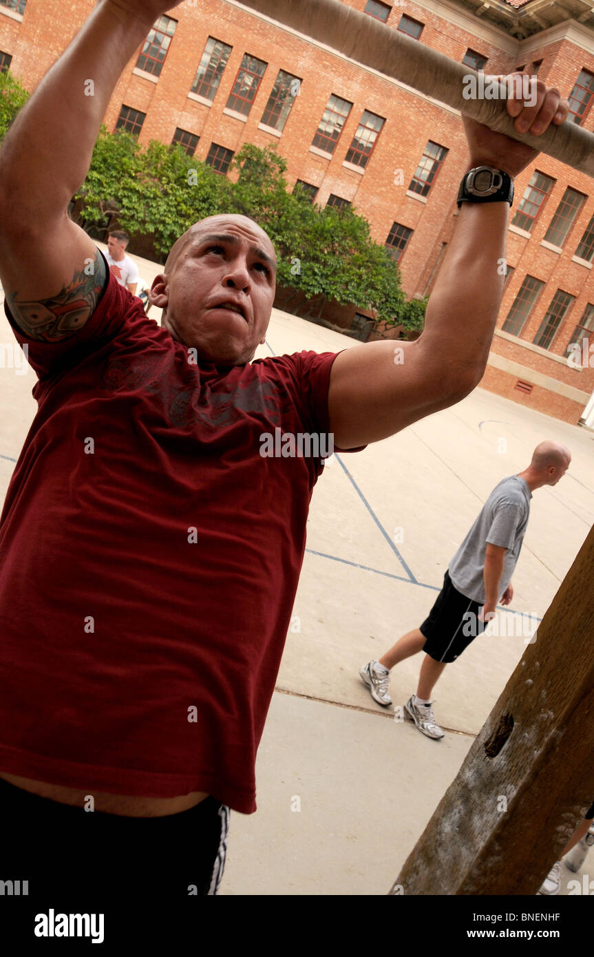Marines who are students work out during the Marine Platoon Physical ...