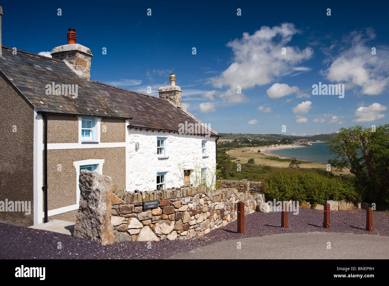 UK, Wales, Gwynedd, Abersoch, Bwlch Tocyn, Machroes, Farm, overlooking ...