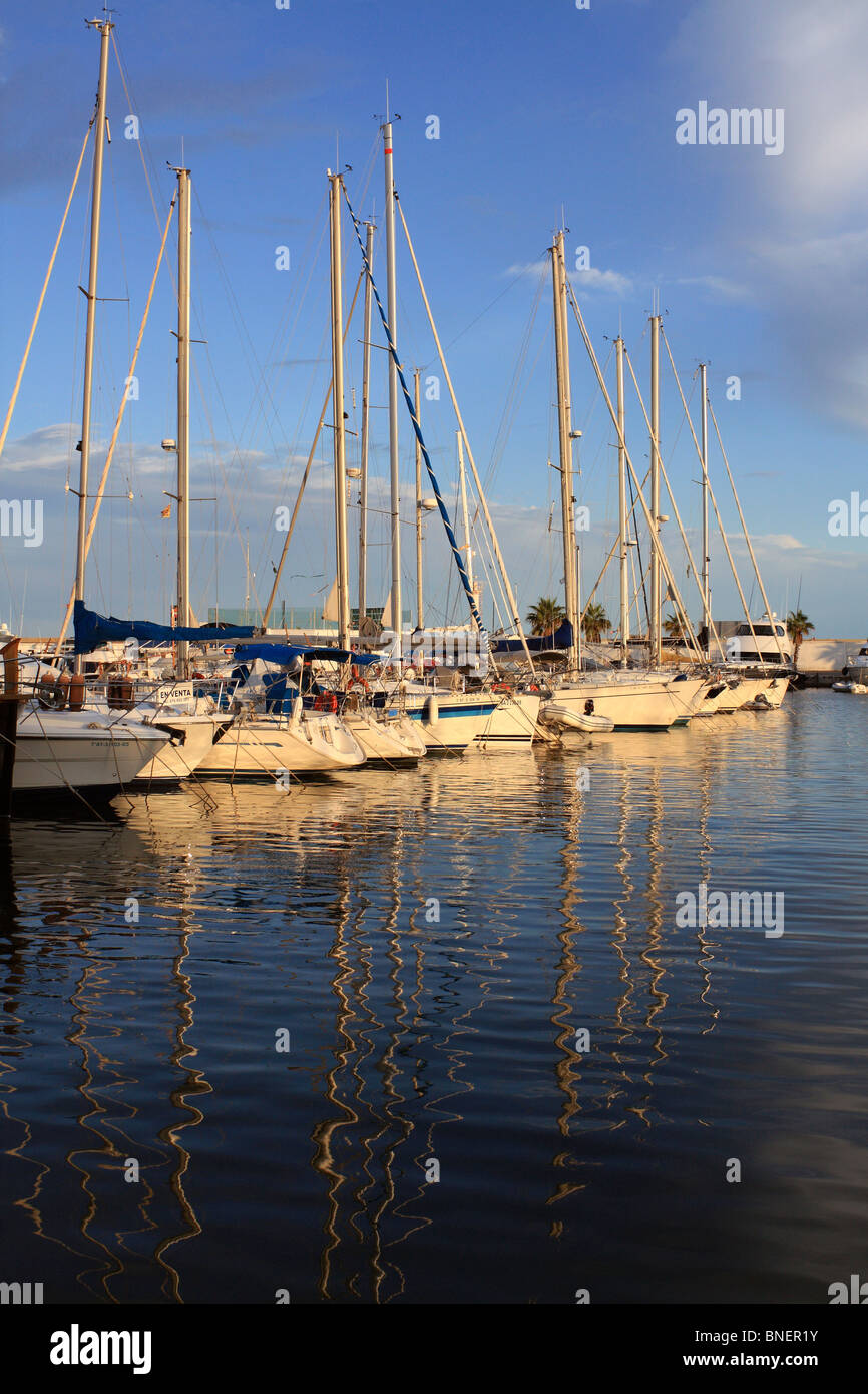 Sitges Marina, Port d'Aiguadolç. Sitges, Catalonia Spain Stock Photo ...