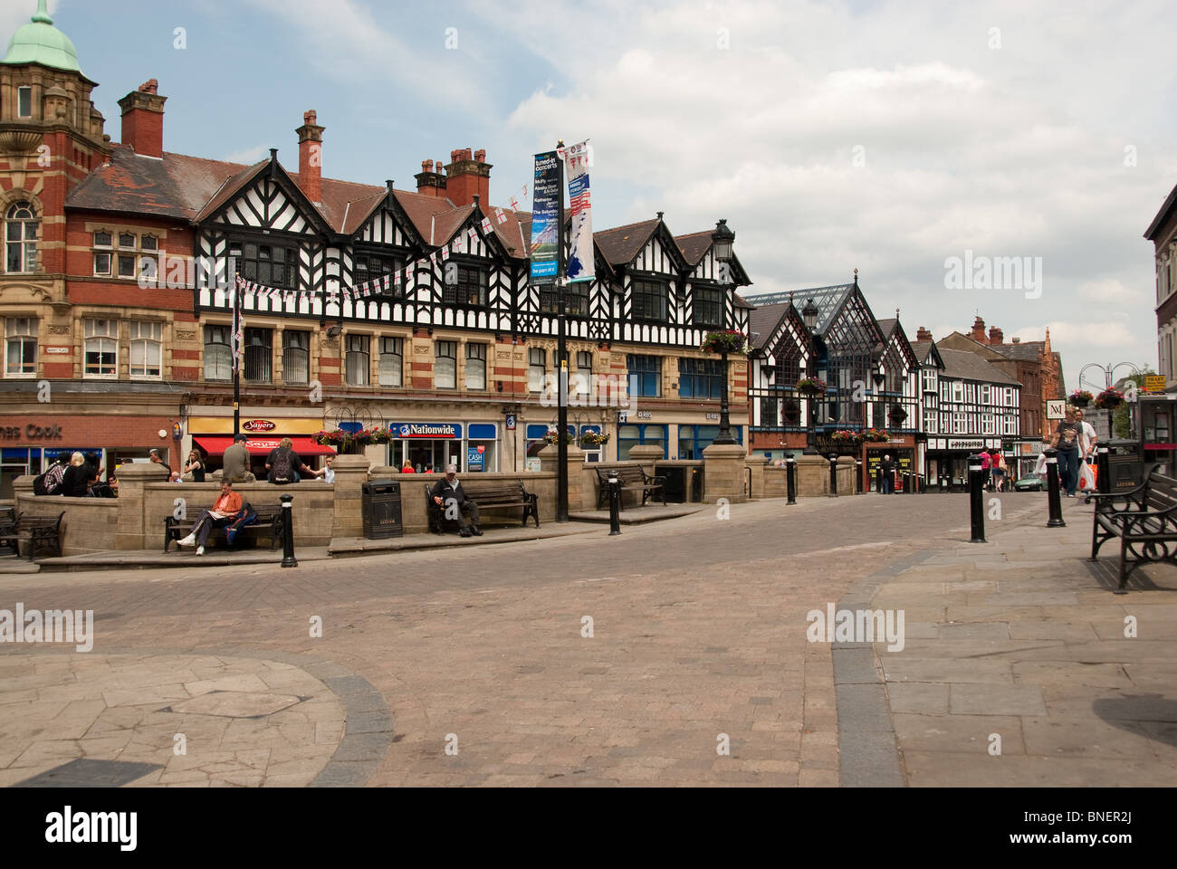 Wigan Town Center Stock Photo - Alamy