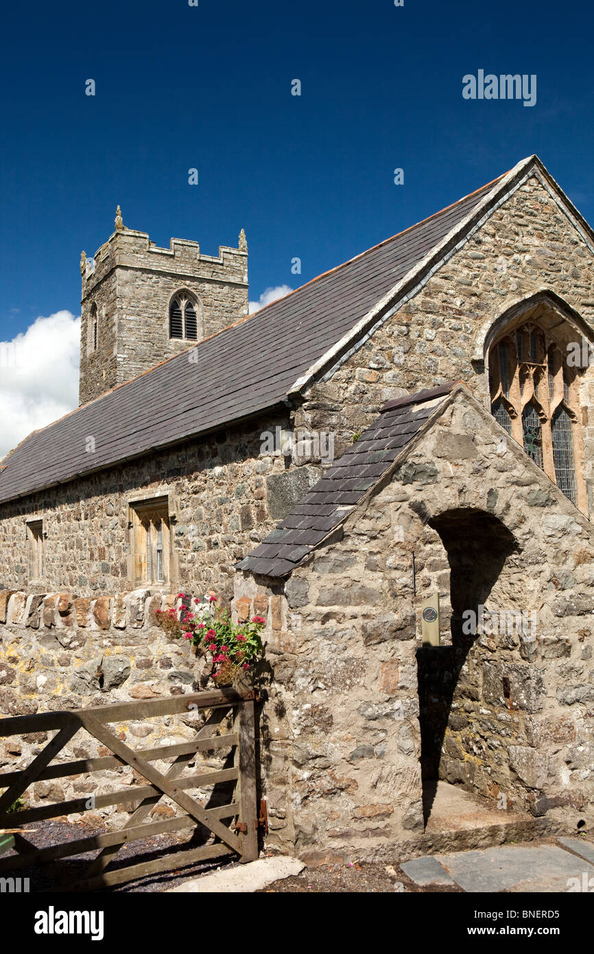 UK, Wales, Gwynedd, Lleyn Peninsula, Llanengan, St Engan’s parish ...