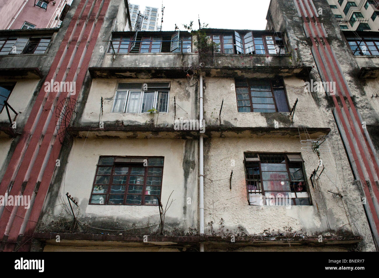 Hong Kong, Central, Sheung Wan, Wing Lee Street Stock Photo - Alamy