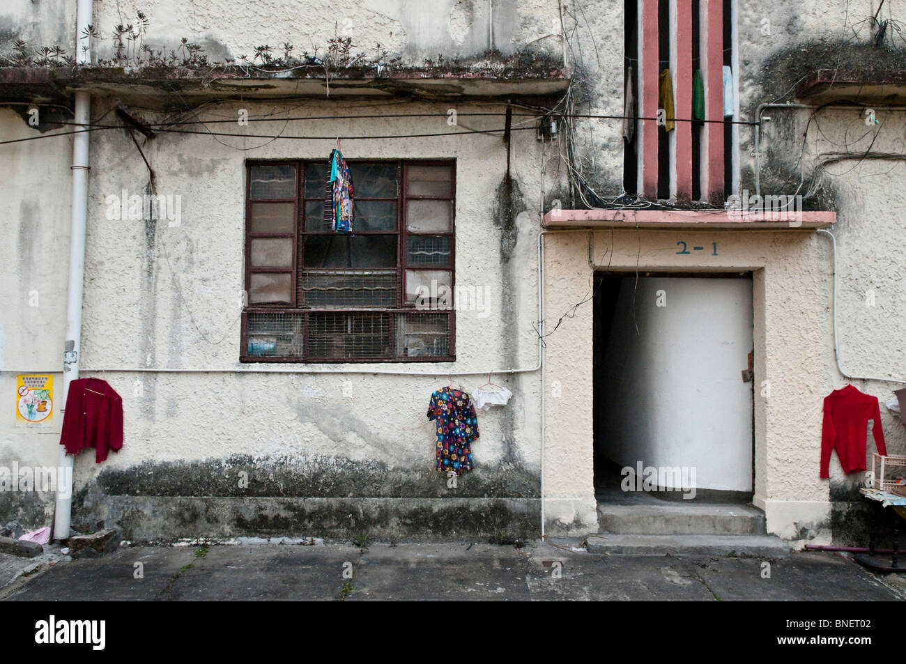 Hong Kong, Central, Sheung Wan, Wing Lee Street Stock Photo - Alamy