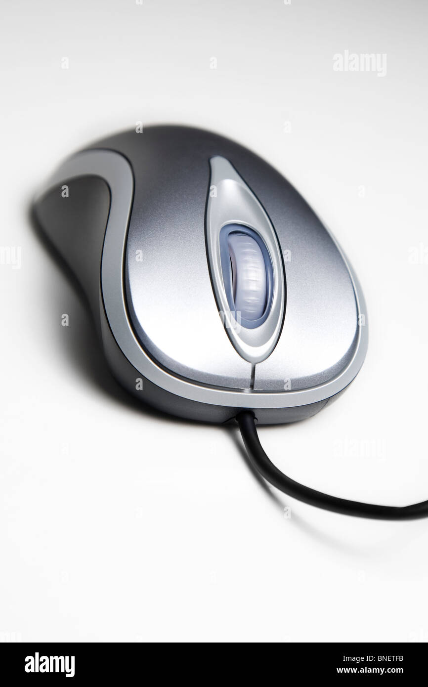 Metallic color computer mouse Stock Photo - Alamy