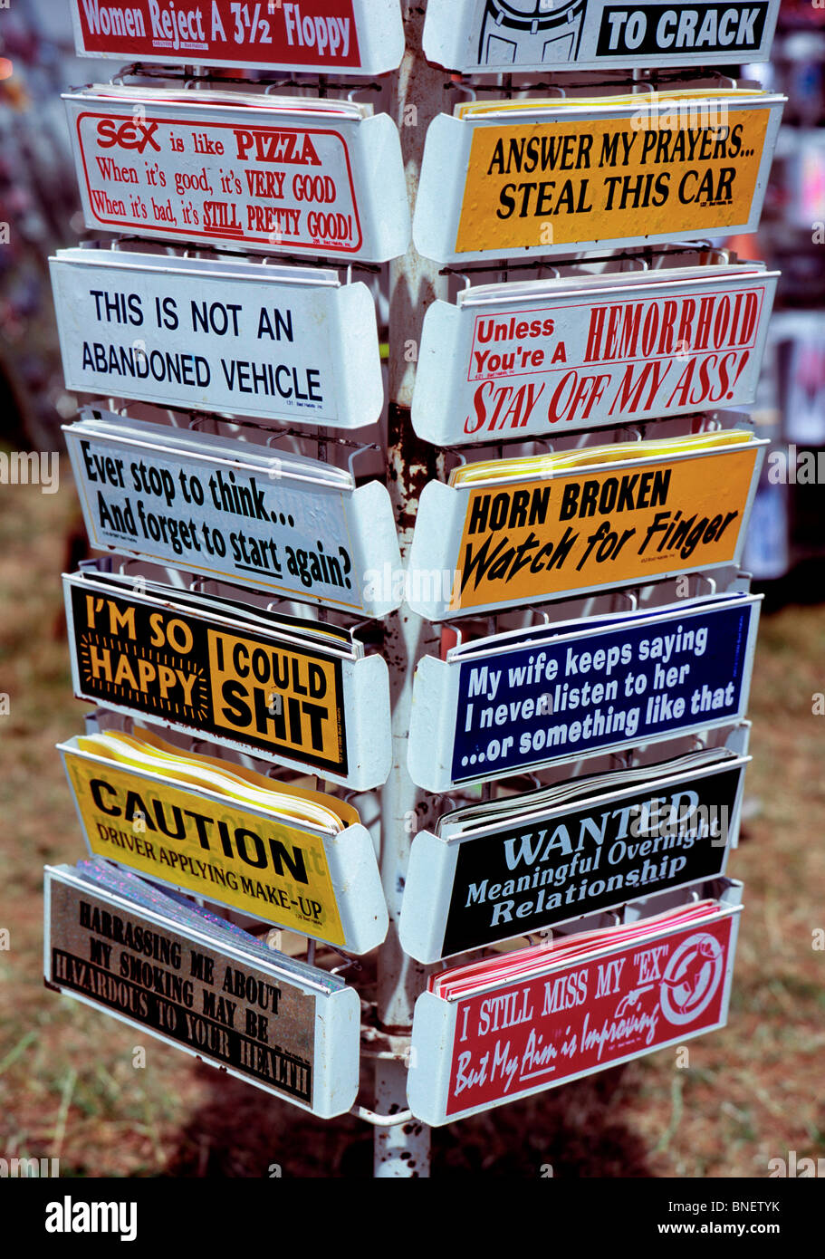 Bumper stickers usa hi-res stock photography and images - Alamy