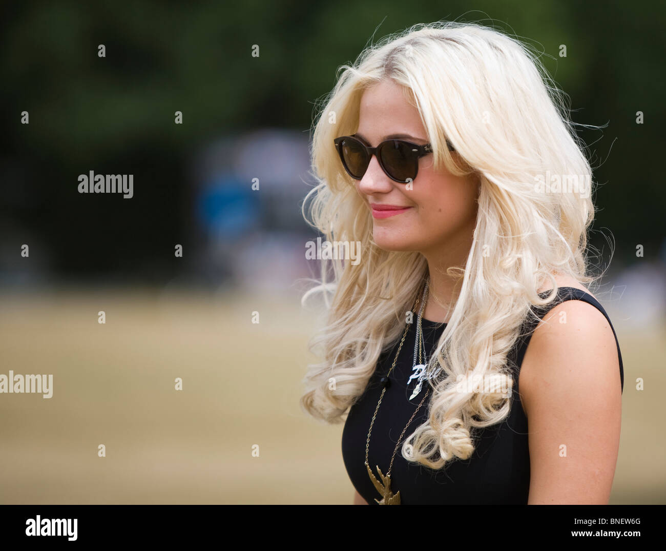 Pixie Lott close-up at The Essex Polo Trophy Stock Photo - Alamy