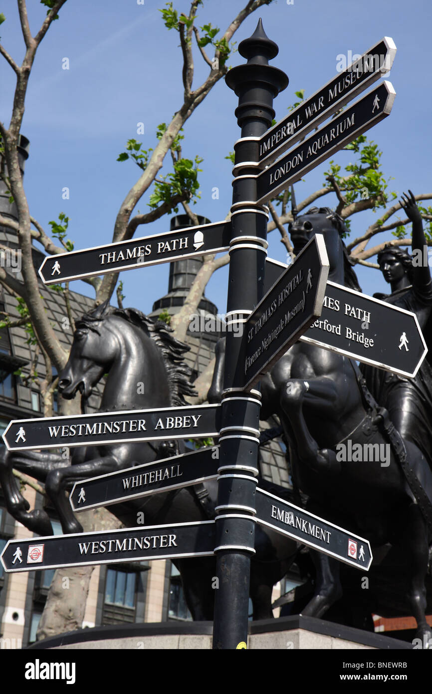 Black Sign Post Stock Photos & Black Sign Post Stock Images - Alamy