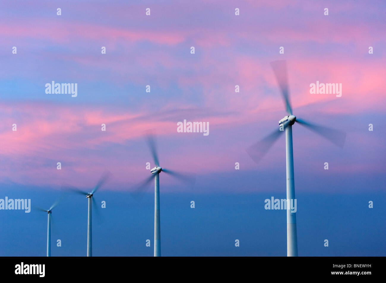 Wind turbines Norfolk England UK Stock Photo - Alamy
