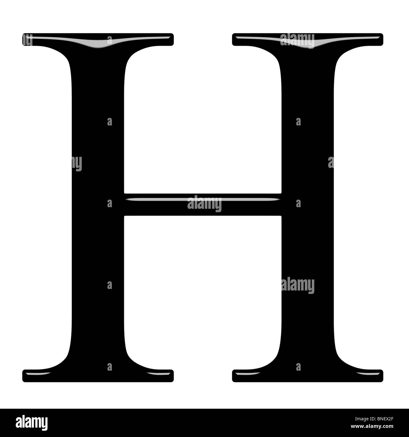 Greek letter eta Cut Out Stock Images & Pictures - Alamy