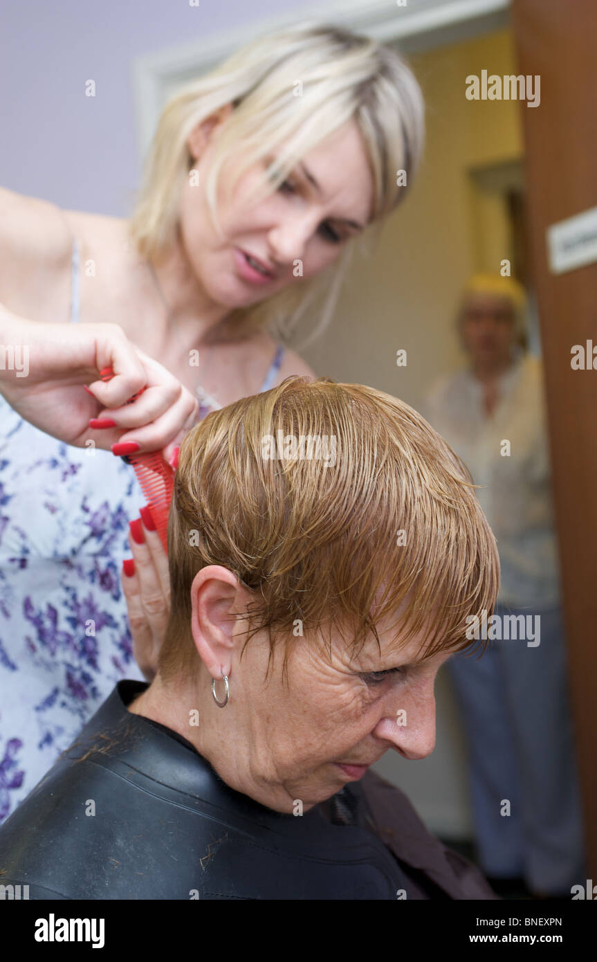Oap haircut hi-res stock photography and images - Alamy