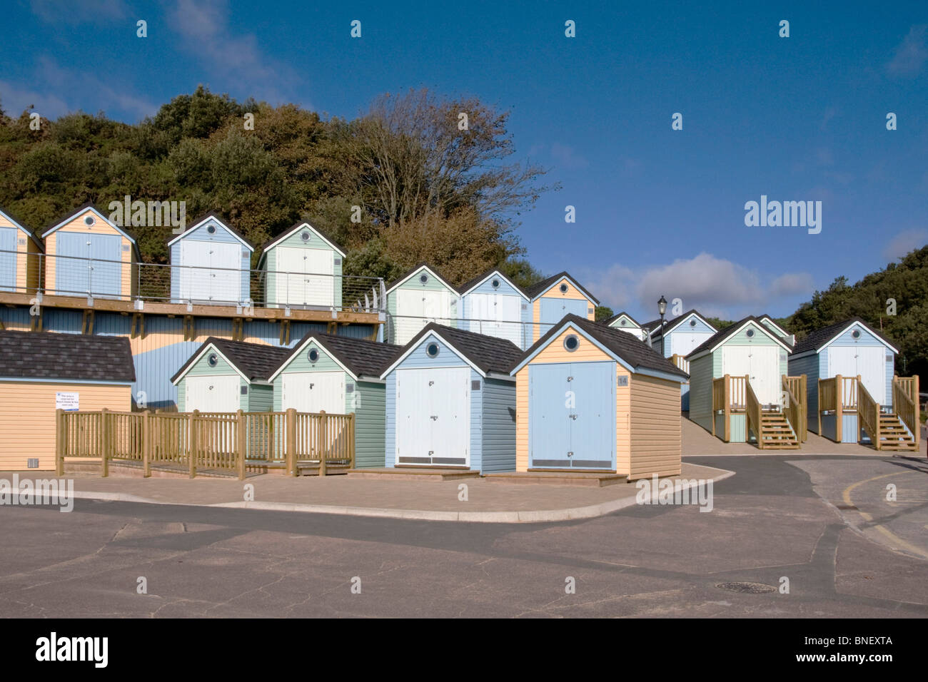 Beach Huts at Alum Chine, Bournemouth, Dorset, UK Stock Photo - Alamy