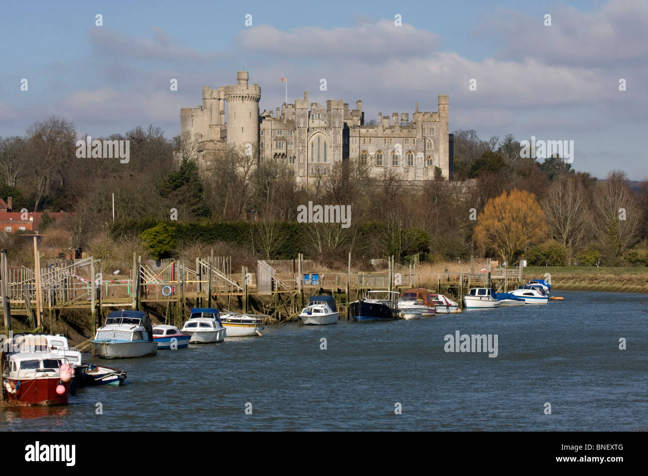 Arundel Castle & River Arun, West Sussex, England, UK Stock Photo - Alamy