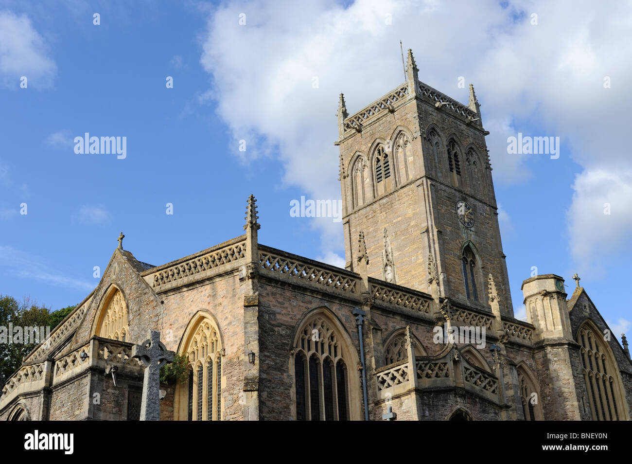 Church of St John the Baptist, Axbridge, Somerset, UK Stock Photo - Alamy