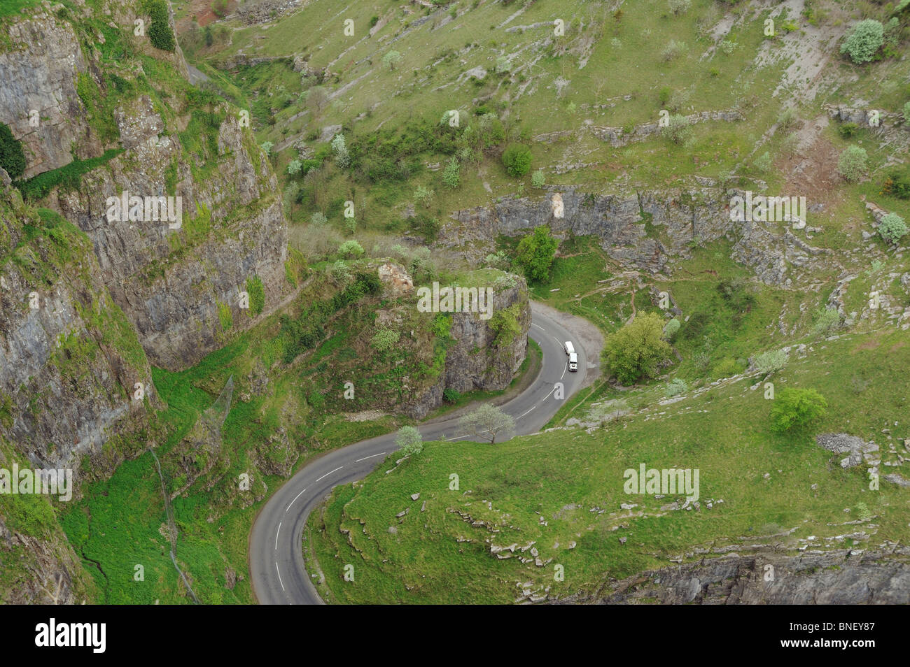Cheddar gorge aerial hi-res stock photography and images - Alamy