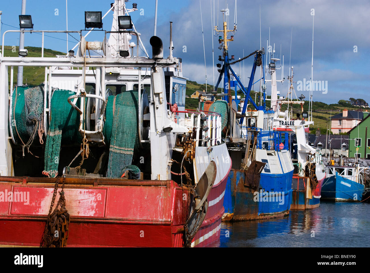 fishing boats, dingle Stock Photo - Alamy