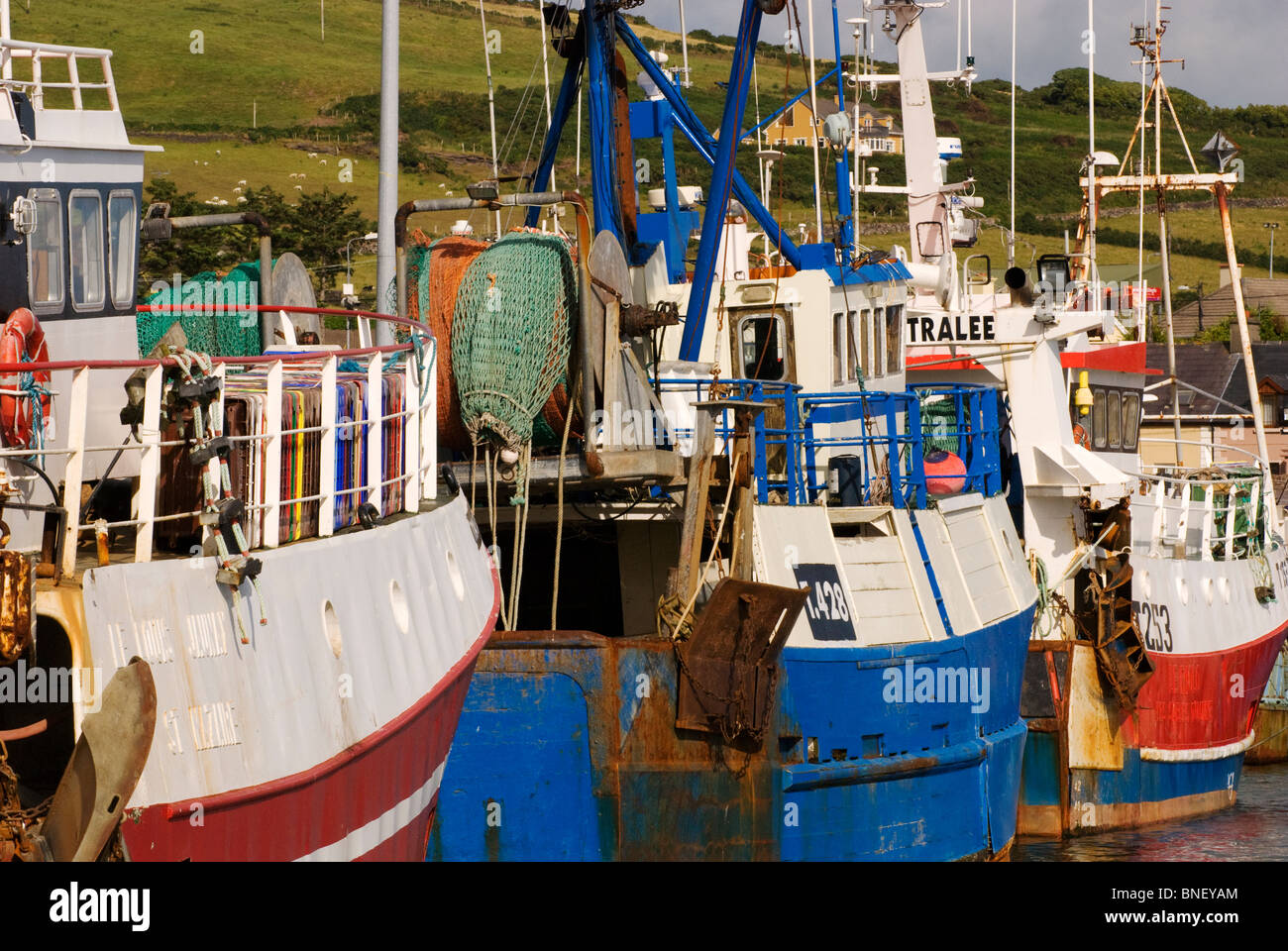 fishing boats, dingle Stock Photo - Alamy