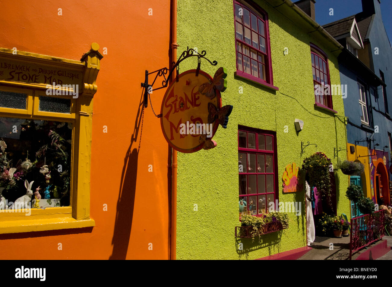Coloured shop fronts hi-res stock photography and images - Alamy