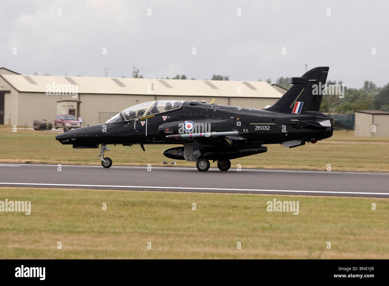 RAF BAE Systems Hawk 128 jet trainer at Royal International Air Tattoo ...