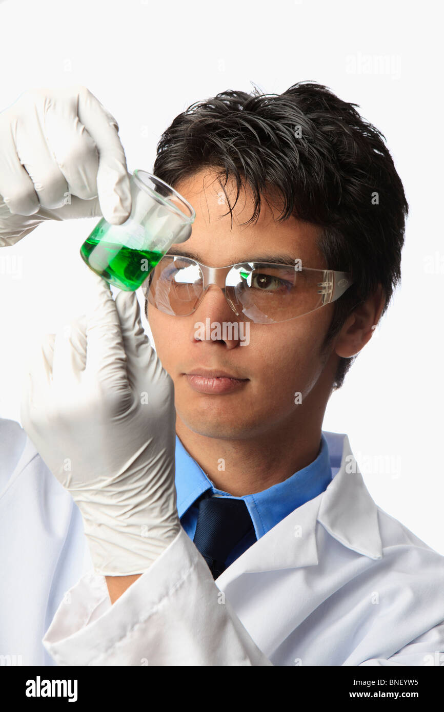 Asian scientist water sample hi-res stock photography and images - Alamy
