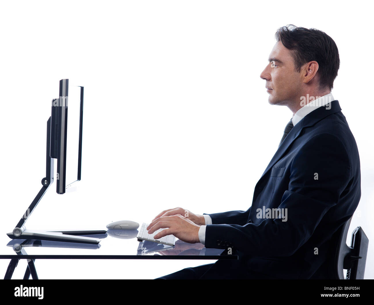 Business people computer web Cut Out Stock Images & Pictures - Alamy