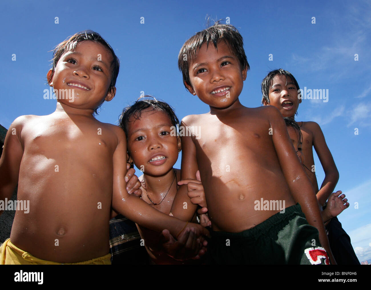 Young filipino children, Olango Island, Cebu, Philippines Stock Photo ...