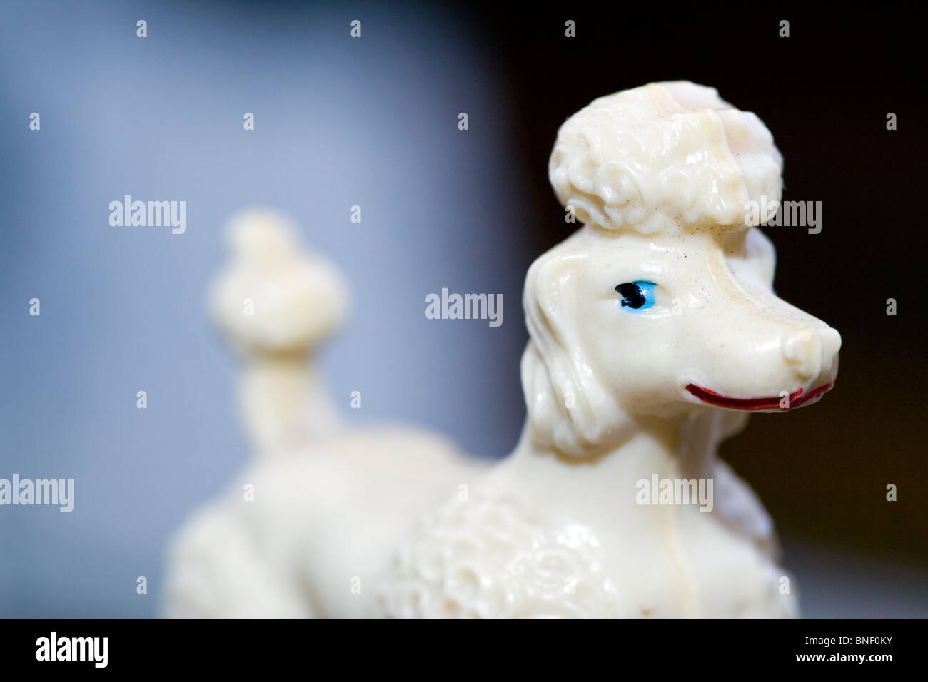 Plastic toy poodle Stock Photo - Alamy