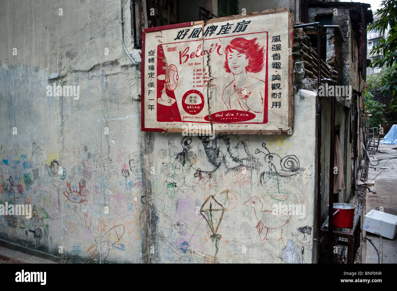 Hong Kong,Wing Lee street during the shooting of a new movie by ...