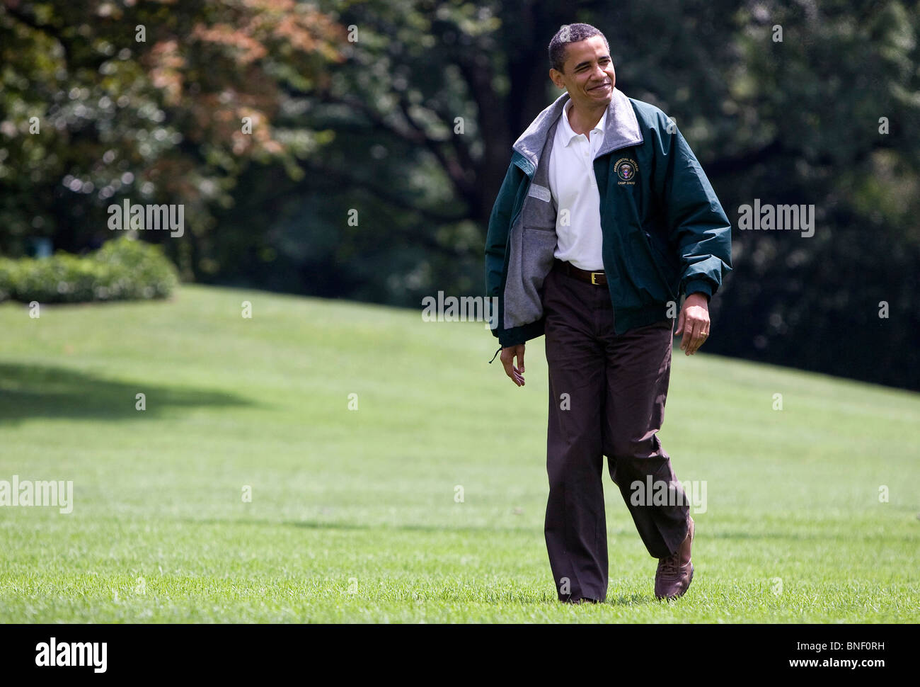 2 August 2009 – Washington, D.C. – President Barack Obama returns from ...