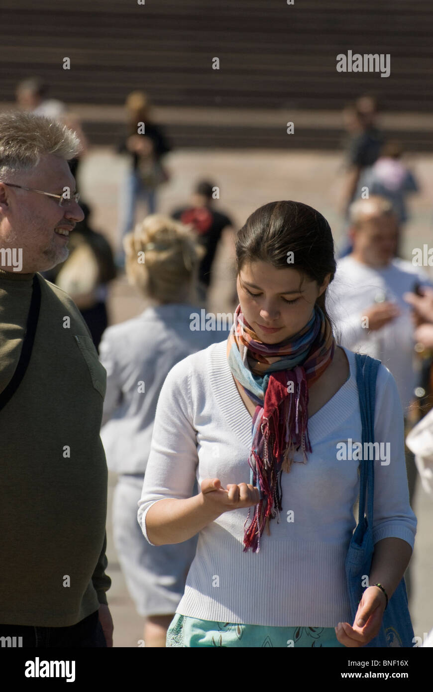 Walking among crowd hi-res stock photography and images - Alamy
