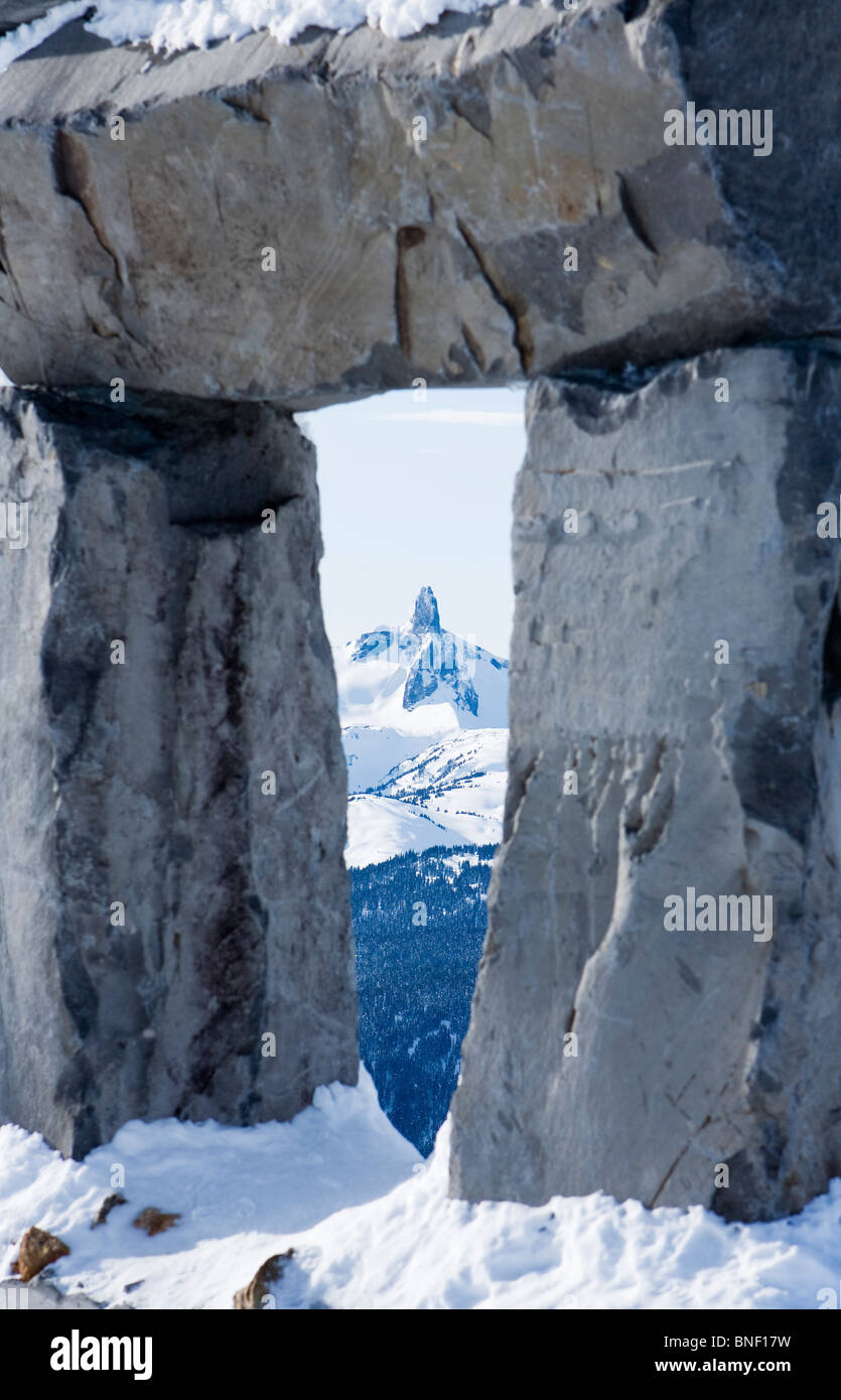 Black Tusk Through Inuk'Shuk Stock Photo - Alamy