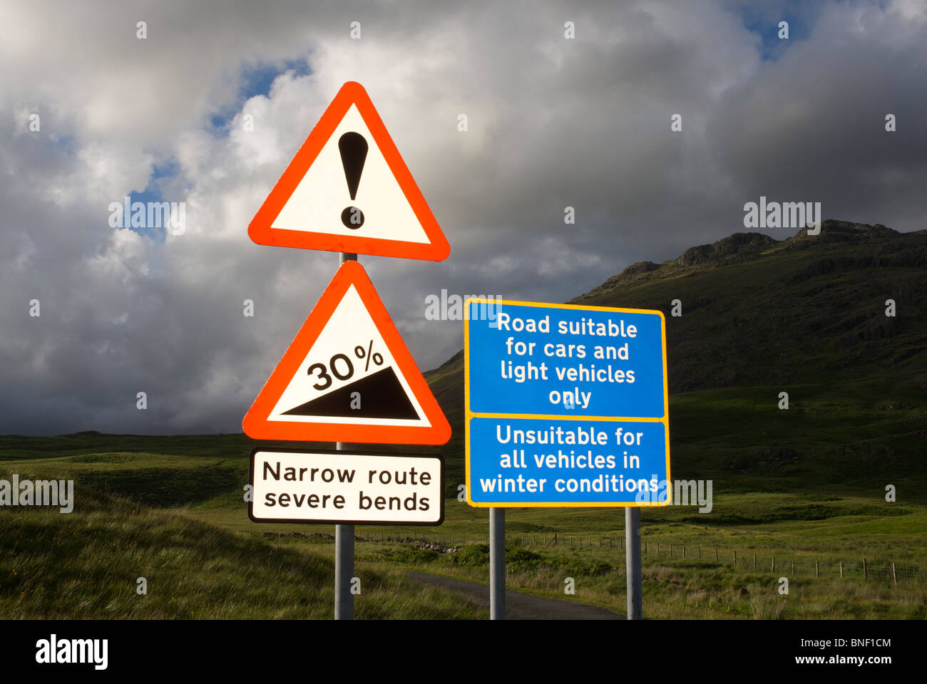 Hardknott Pass Lake District Stock Photos & Hardknott Pass Lake ...