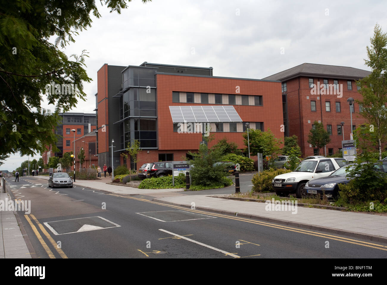 Allen building at the University of Central Lancashire showing one of ...