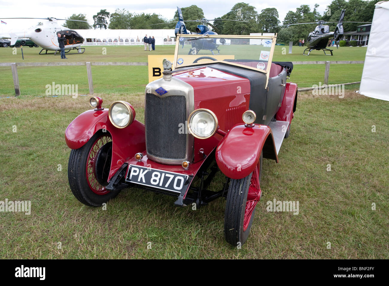 Image of a Riley vintage motor car at the Pageant of Power festival ...