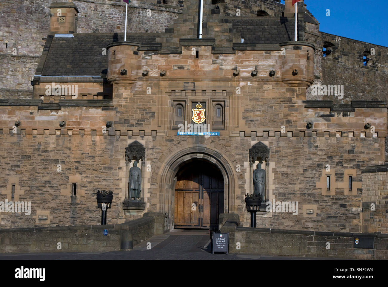 The entrance to Edinburgh Castle, Scotland Stock Photo - Alamy